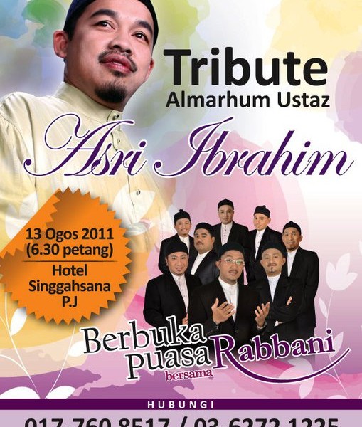 Majlis Tribute Almarhum Ustaz Asri Ibrahim Rabbani – Munsyeed