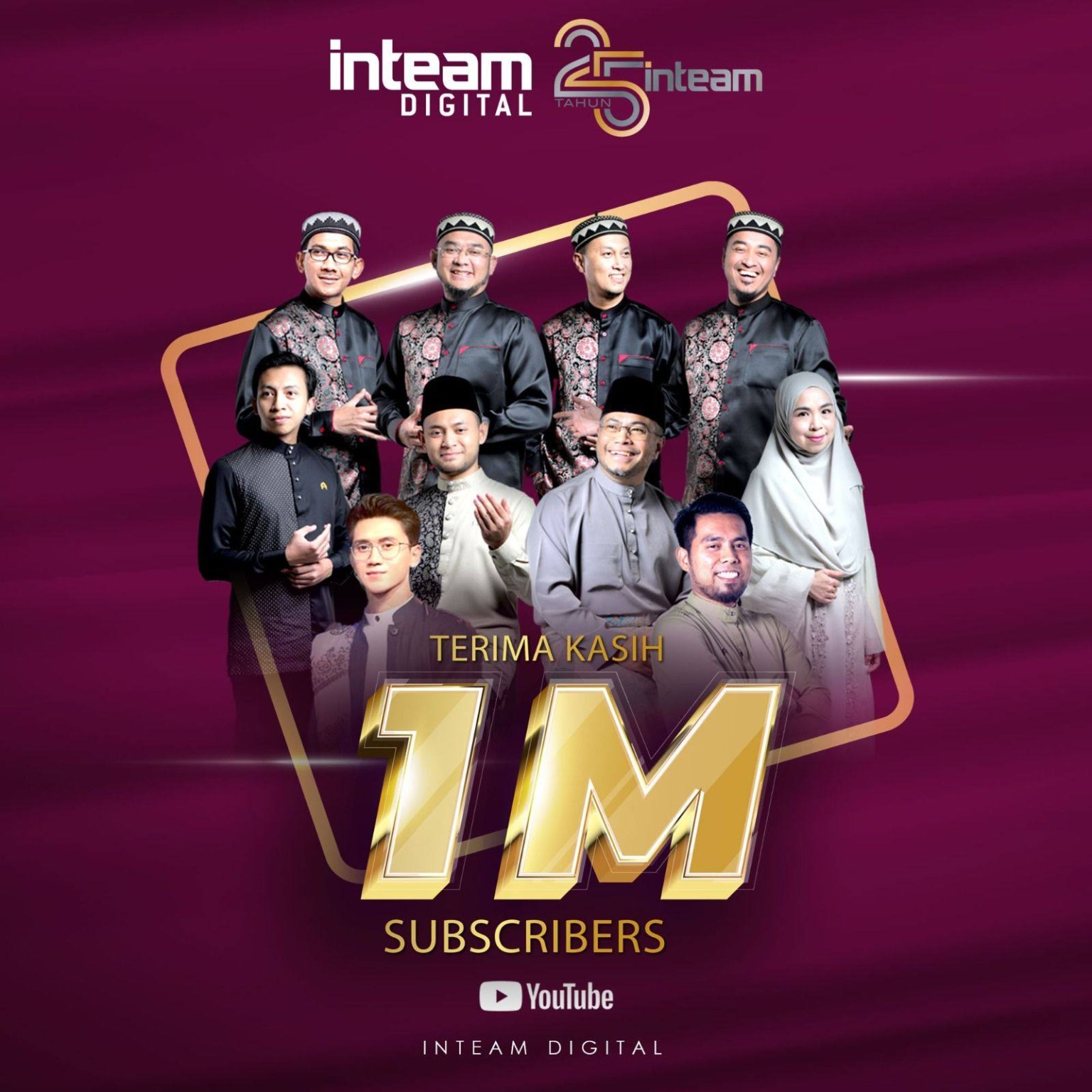 Inteam Digital Raih 1 Juta ‘Subscribers’ di YouTube, Pencapaian ...